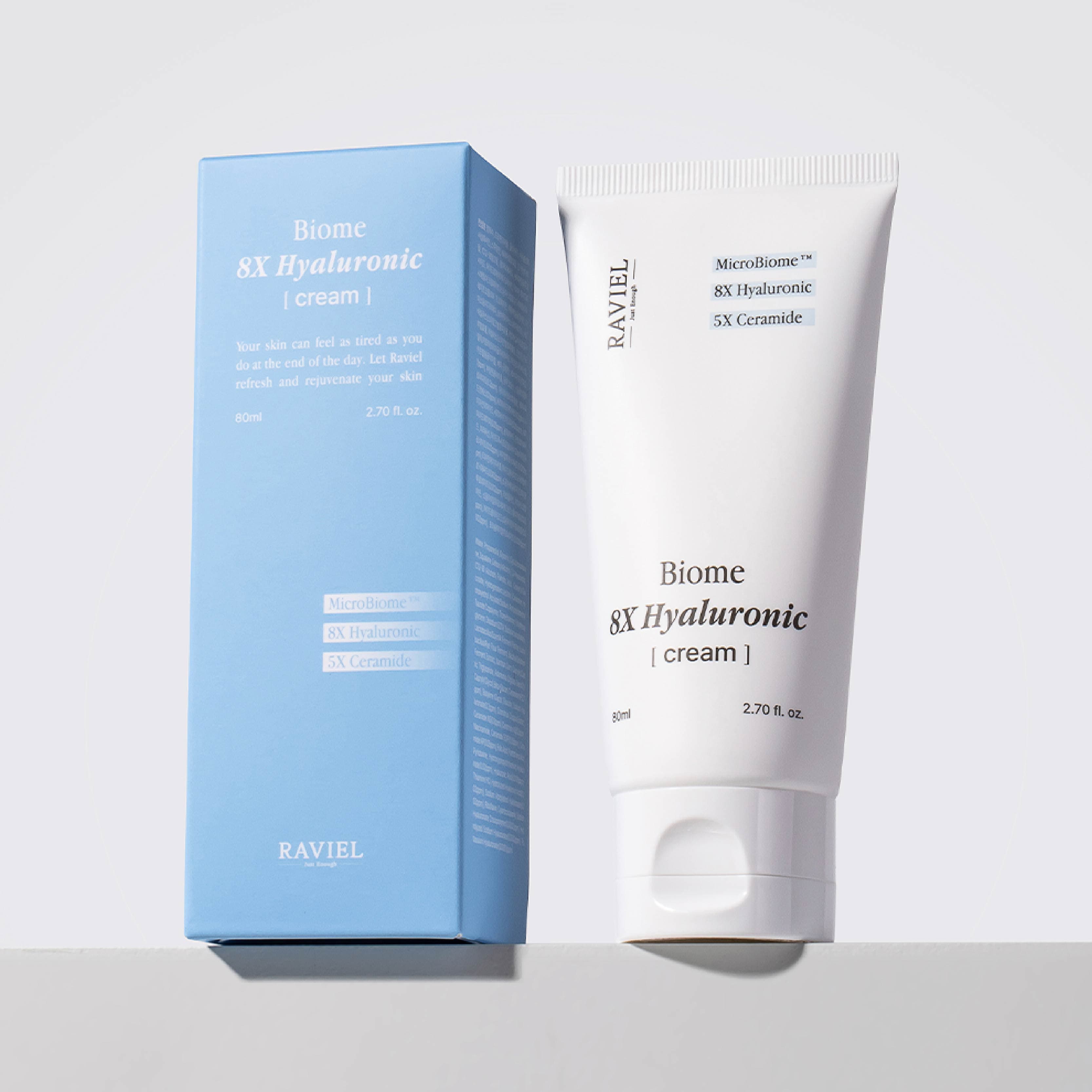 [RAVIEL] Biome 8X Hyaluronic Cream 80ml | tradekorea
